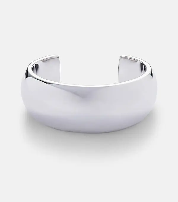 JENNIFER FISHER Puffy Rhodium-plated Cuff - Silver