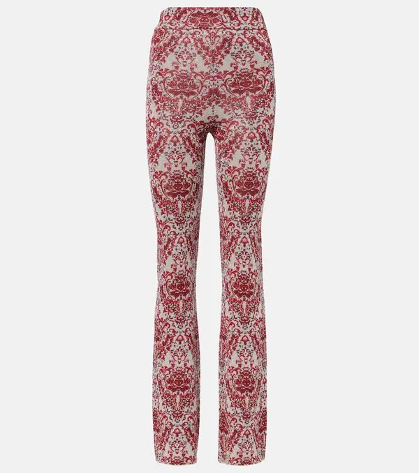 Rabanne Paisley Straight Pants