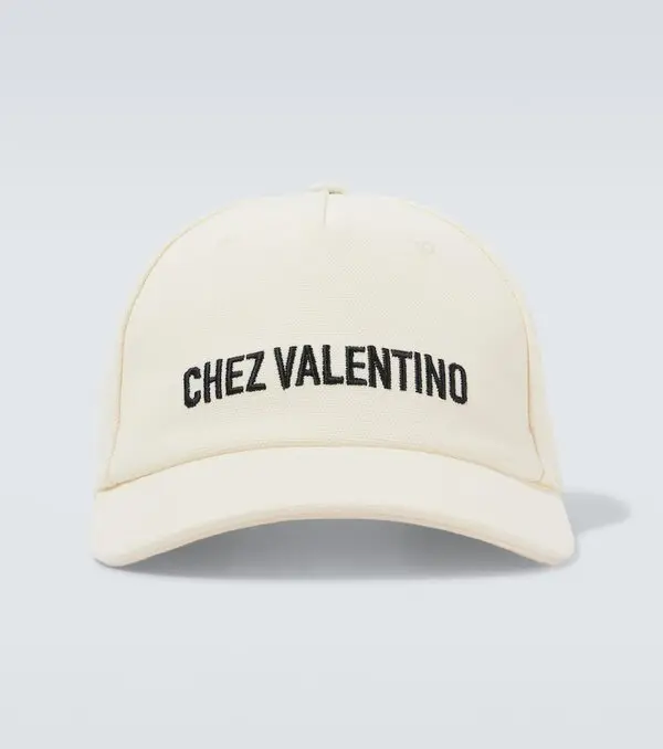 Valentino Garavani Chez Baseball Cap - White