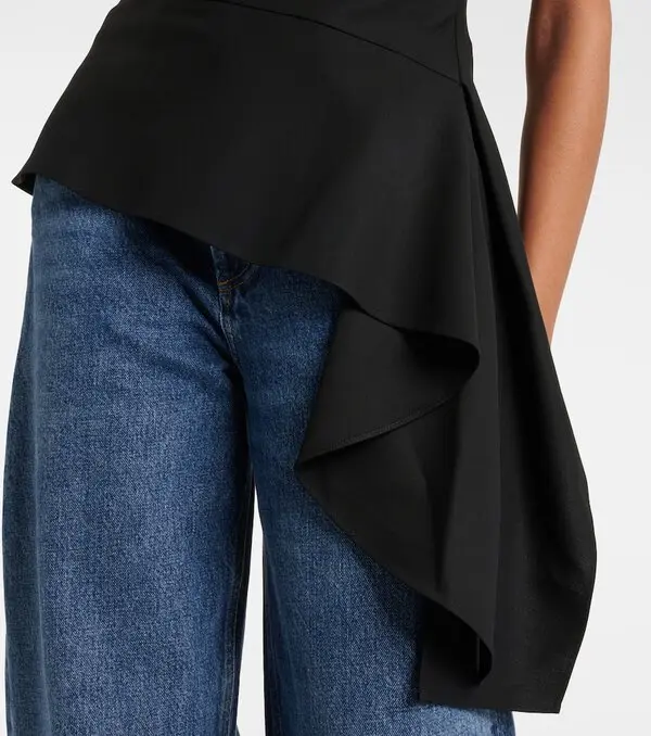 Simkhai Saskia Draped Off-shoulder Top
