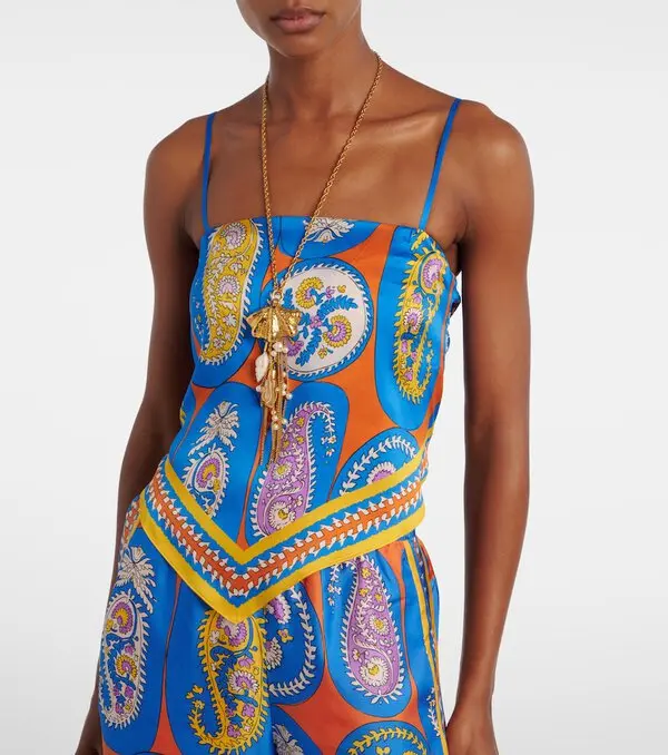 ALEMAIS Alémais Flores Printed Top - Multicoloured