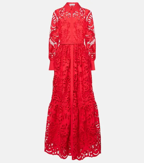SELF-PORTRAIT Cotton Lace Gown
