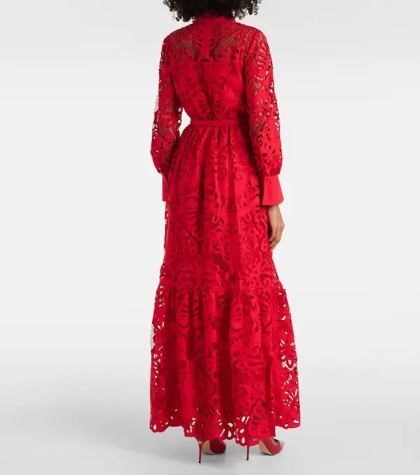SELF-PORTRAIT Cotton Lace Gown