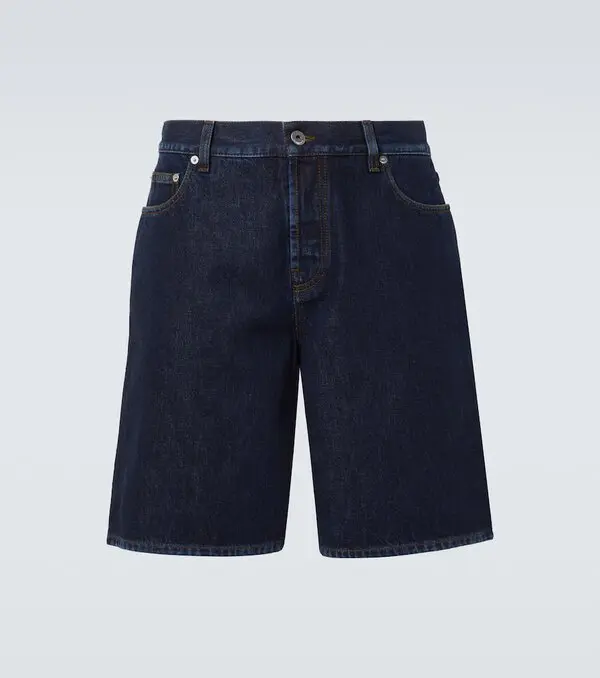 Burberry Mid-rise Denim Shorts