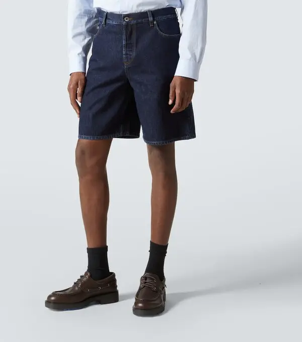 Burberry Mid-rise Denim Shorts