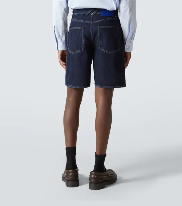 Burberry Mid-rise Denim Shorts
