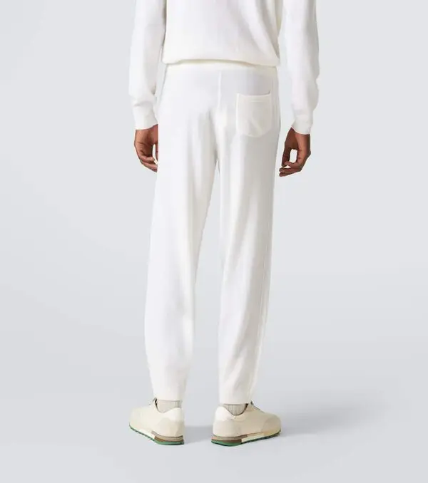 ALLUDE Wool And Cashmere Sweatpants