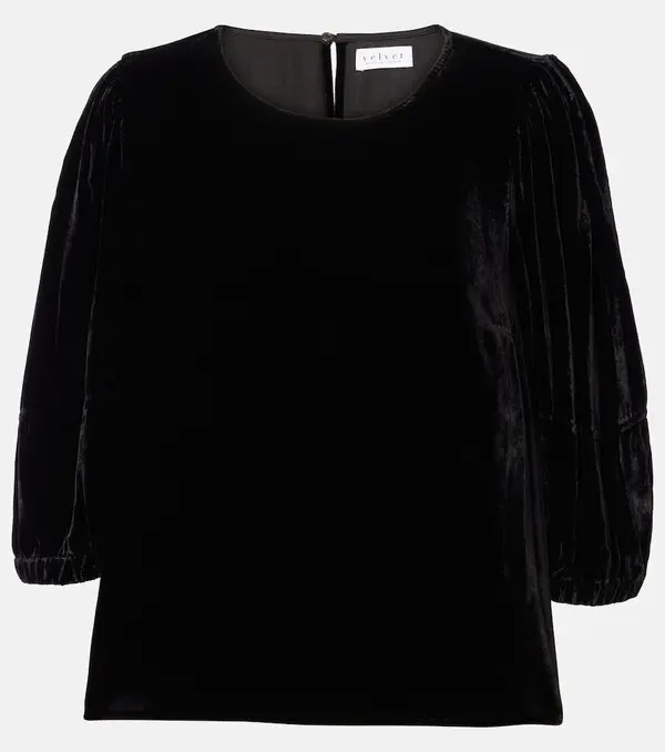 Velvet By Graham & Spencer Nancy Top - Black