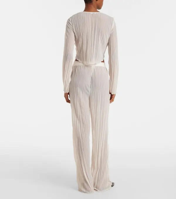 Jade Swim Amaya Wide-leg Pants Natural - White