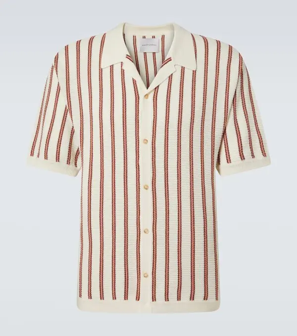 King & Tuckfield Striped Wool Shirt