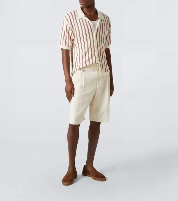 King & Tuckfield Striped Wool Shirt