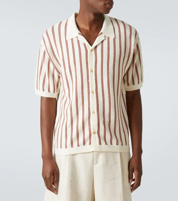 King & Tuckfield Striped Wool Shirt