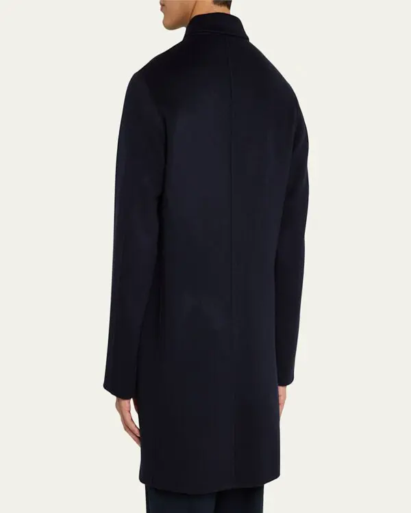 Theory Car Coat In Luxe New Divide - Baltic | Editorialist
