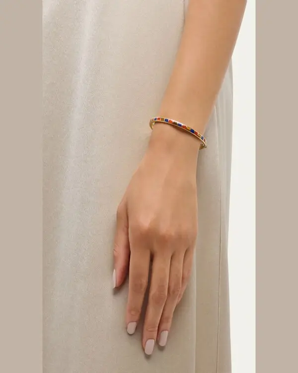 JAN LESLIE Lapis, Carnelian, And Tigers Eye Dash Bracelet