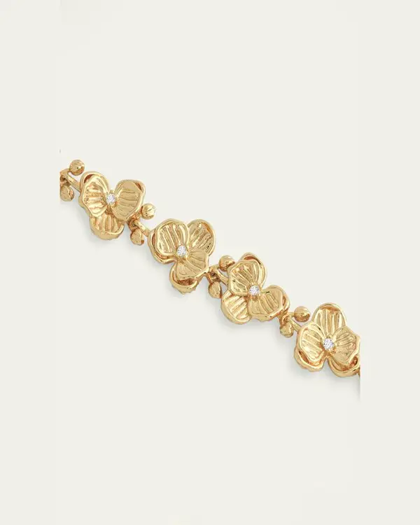 ANABEL ARAM JEWELRY Orchid Link Bracelet