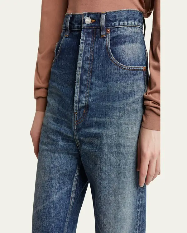 Saint Laurent High-waist Baggy Jeans