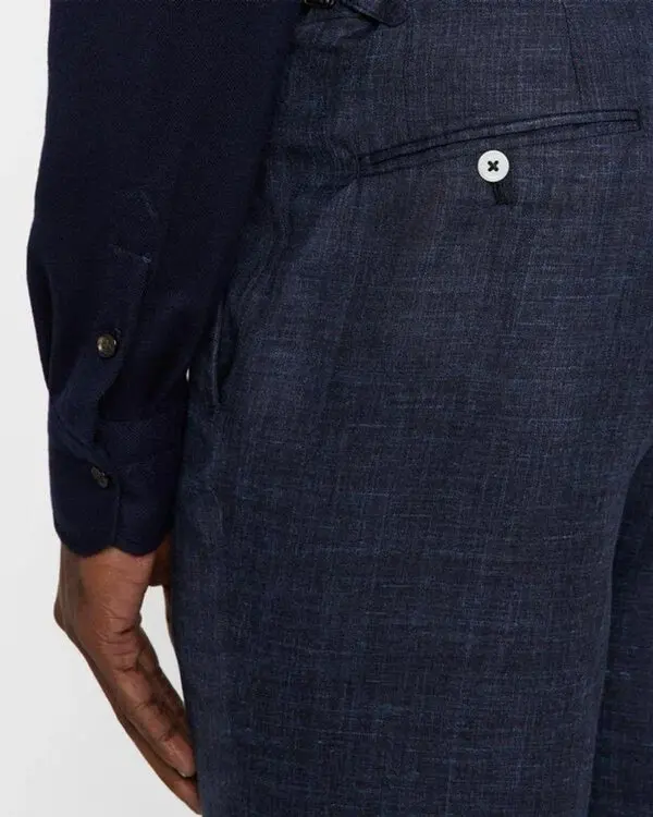 Isaia Twill Regular Fit Trousers