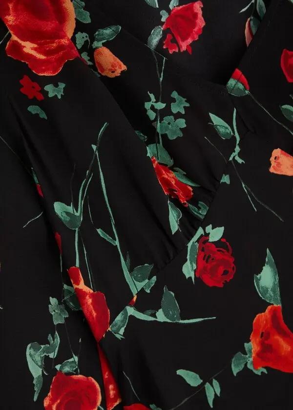 Rixo Mavis Floral-print Silk-chiffon Midi Dress