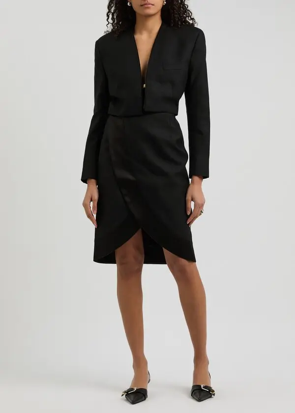BETTTER Agnelli Open-back Wool Dress