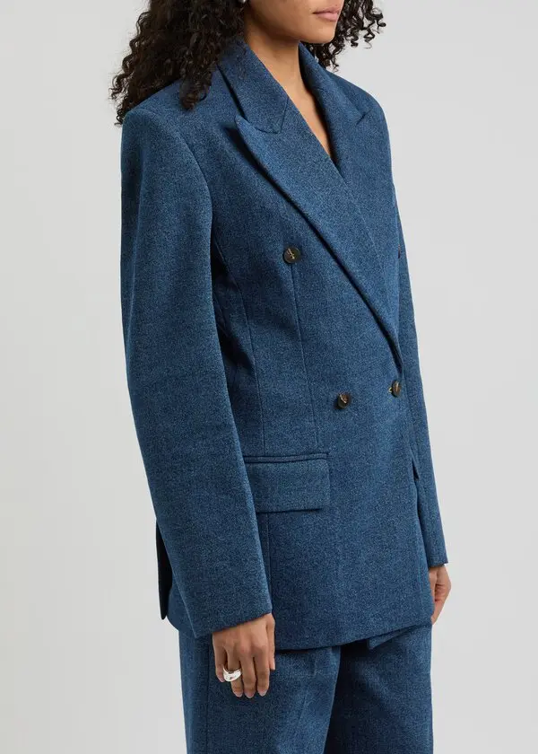 BETTTER Atlas Double-breasted Denim Blazer
