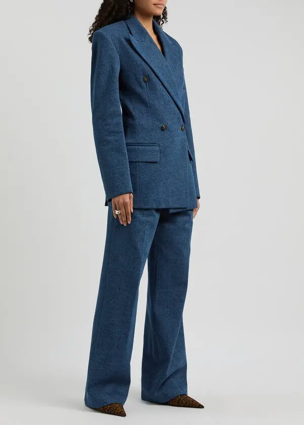 BETTTER Atlas Double-breasted Denim Blazer