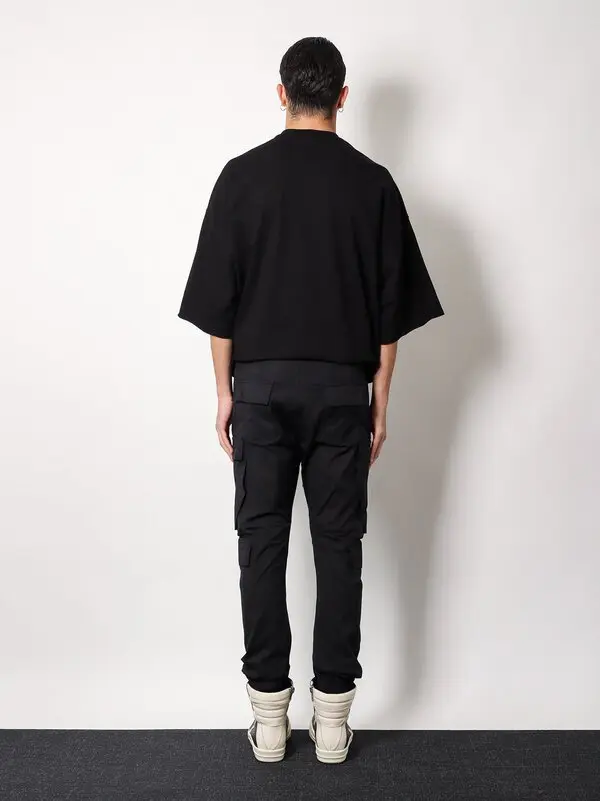 Rick Owens Mastodon Megacargo Organic Cotton Trousers - Black