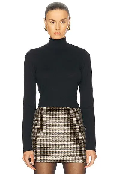 EAVES Maxine Turtleneck Sweater - Black