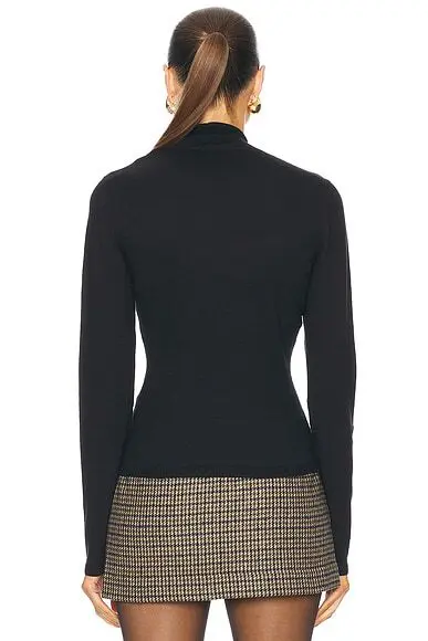 EAVES Maxine Turtleneck Sweater - Black