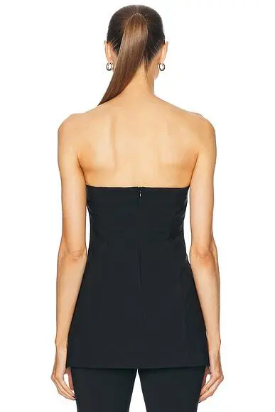 EAVES Bennet Tech Suiting Top - Black