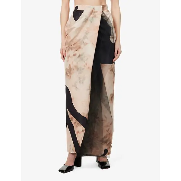Vivienne Westwood Abstract-Pattern Maxi Skirt - Deer | Editorialist