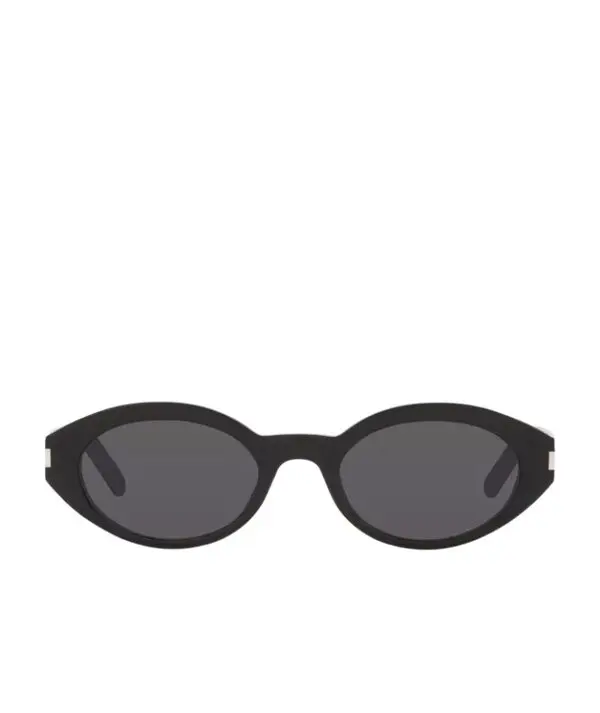 Saint Laurent Round-frame Acetate Sunglasses - Brown