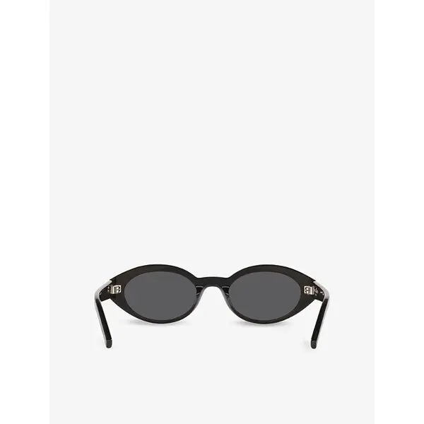 Saint Laurent Round-frame Acetate Sunglasses - Brown