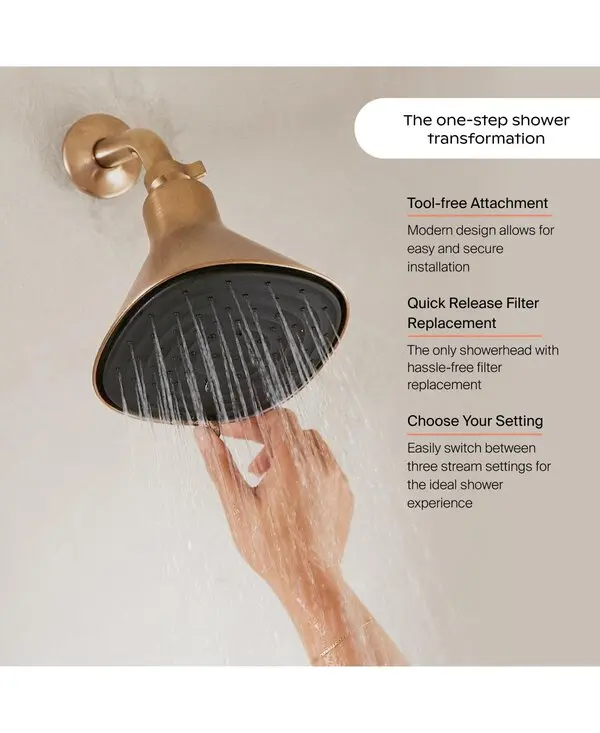 CANOPY Filtered Showerhead - Brass