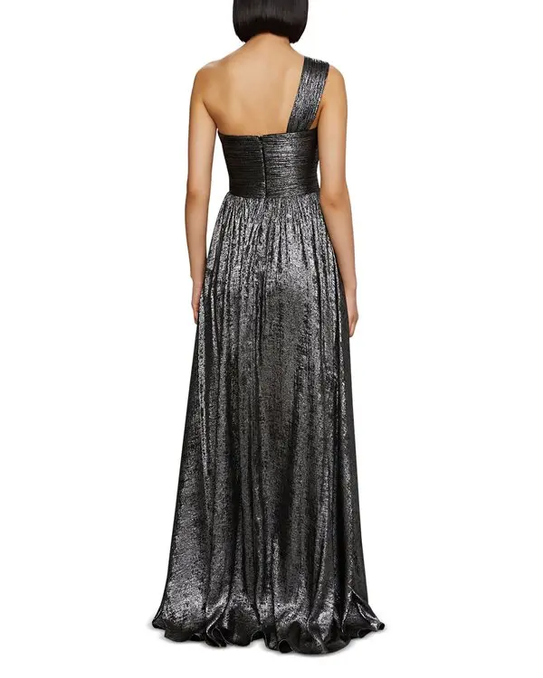 AMUR Bettie Metallic Gown