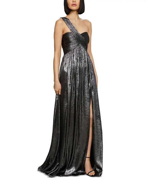 AMUR Bettie Metallic Gown