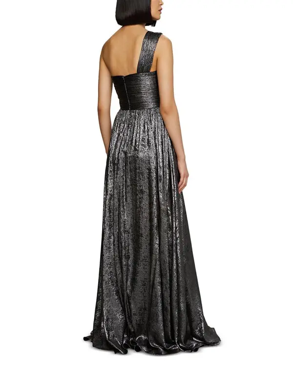 AMUR Bettie Metallic Gown