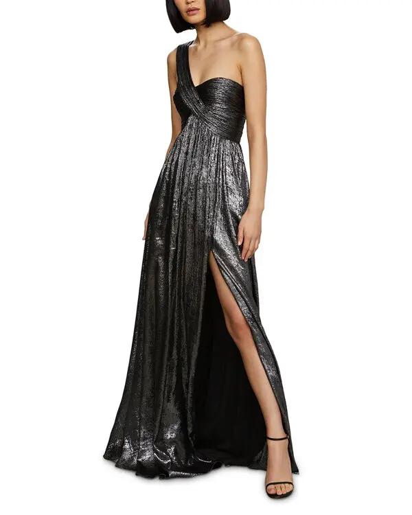 AMUR Bettie Metallic Gown
