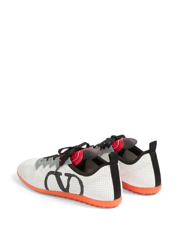 Valentino Garavani Chromathon Perforated Sneakers - White