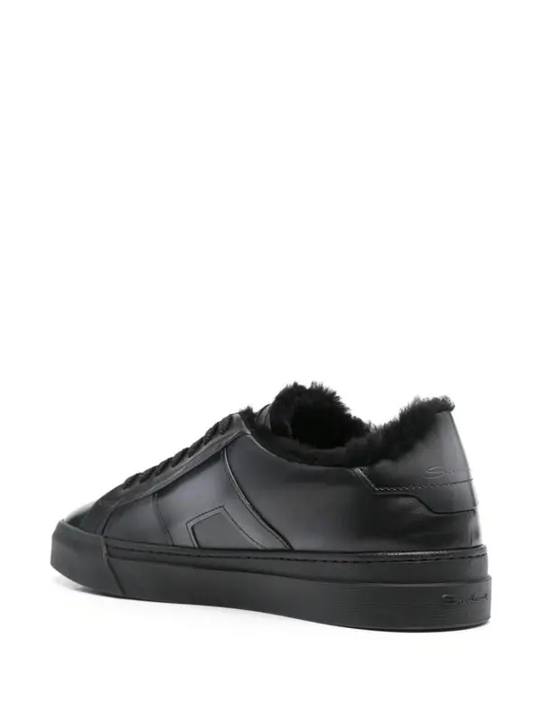 Santoni Leather Sneakers