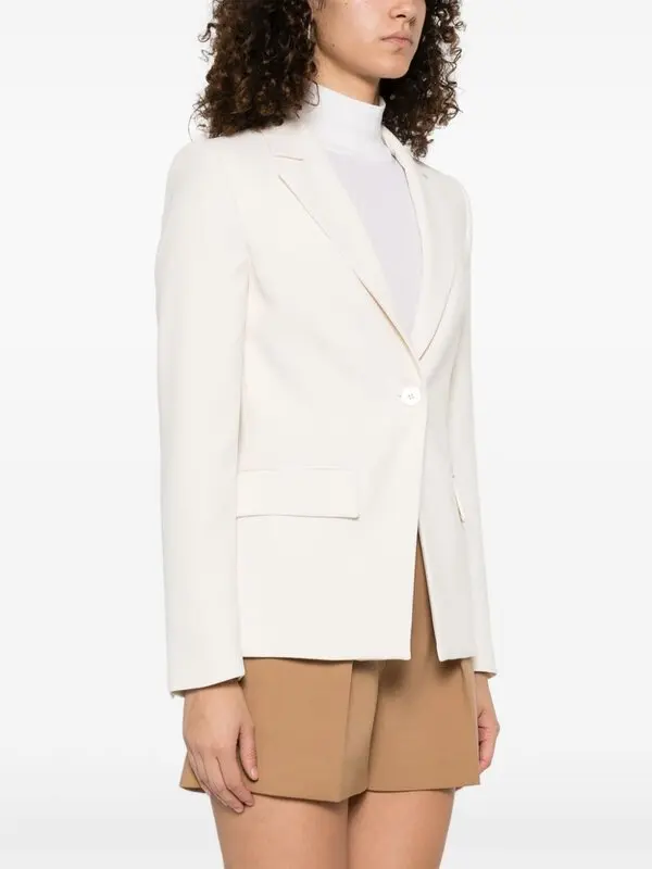 TWINSET Single-breasted Blazer - White