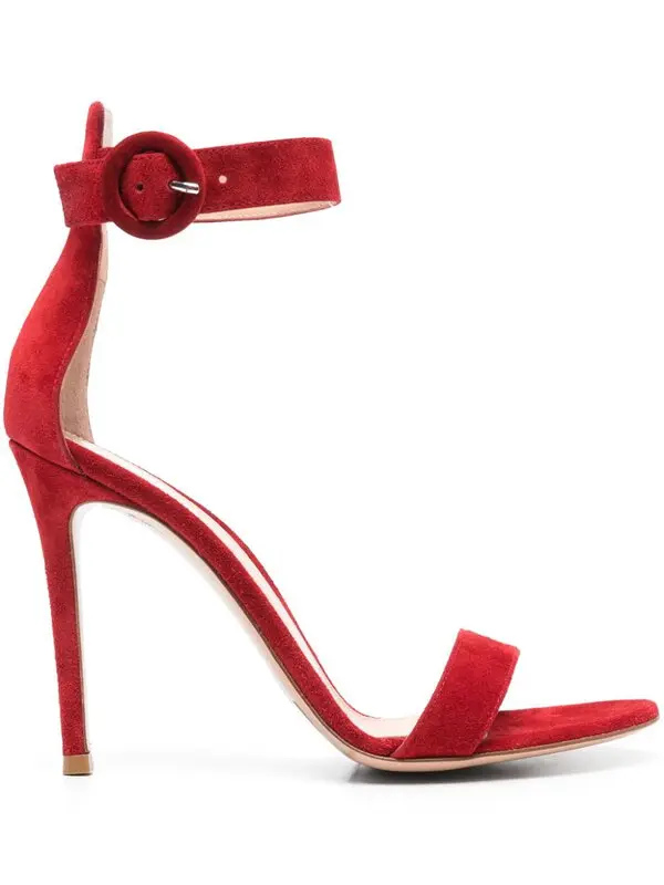 GIANVITO ROSSI 105mm Portofino Sandals - Red