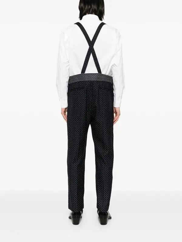 MIDORIKAWA Shoulder-strap Tailored Trousers