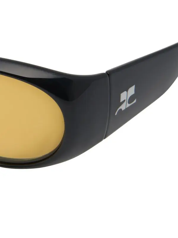 COURREGES Hybrid 01 Round-frame Sunglasses