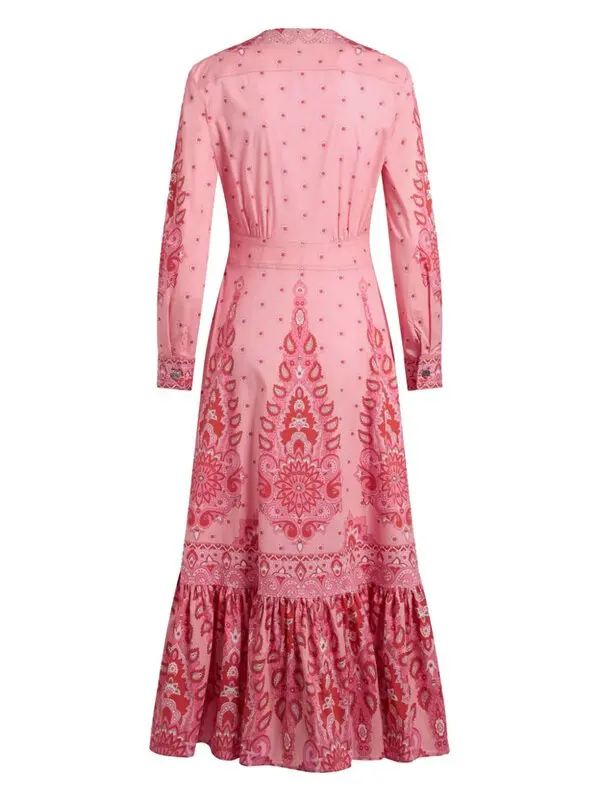 Etro Printed Poplin Midi Dress