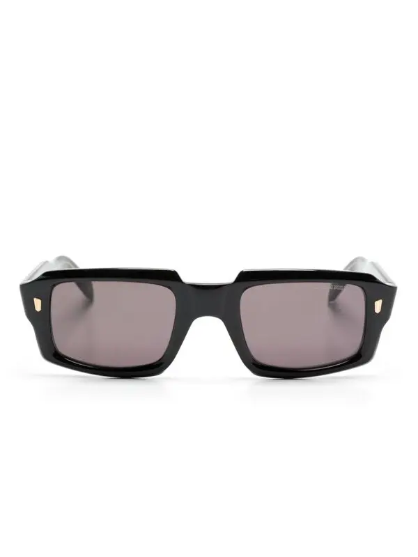 CUTLER & GROSS 9495 Rectangle-frame Sunglasses - Black