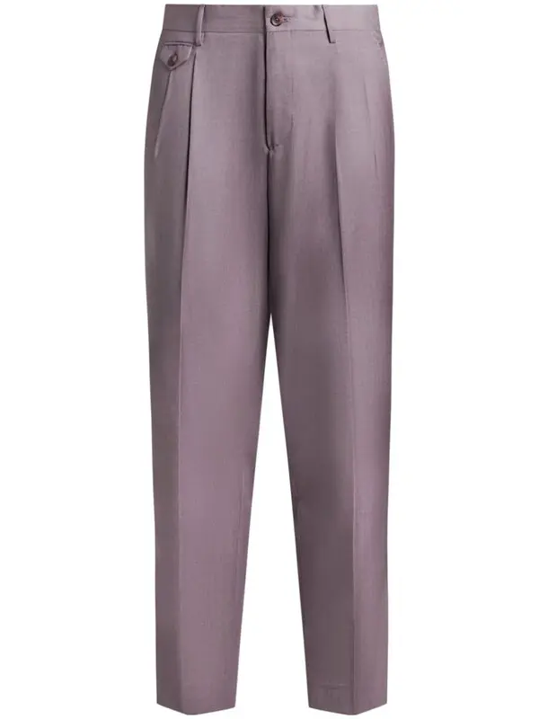 Etro Tapered Wool Trousers