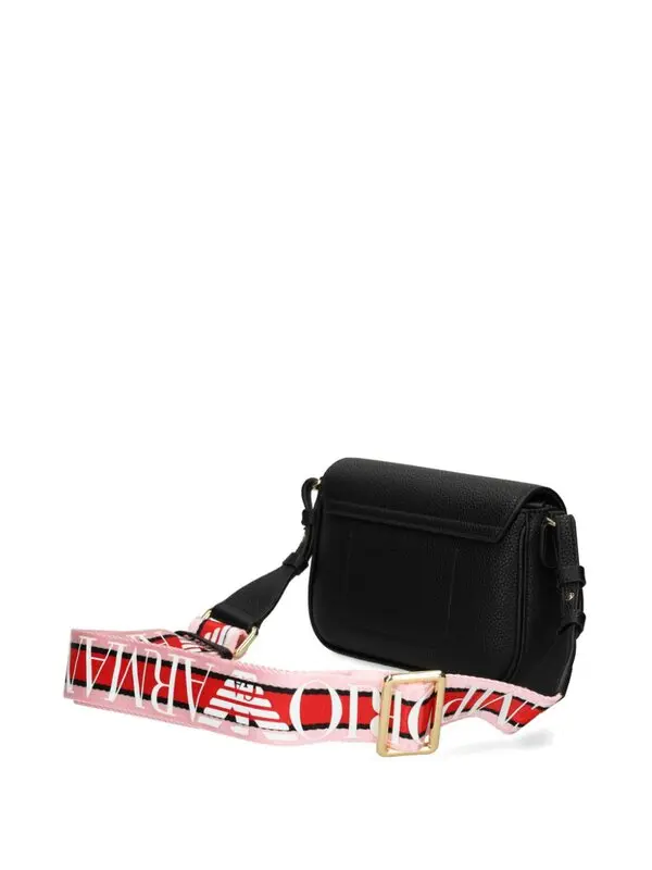 Emporio Armani Logo-print Crossbody Bag - Black