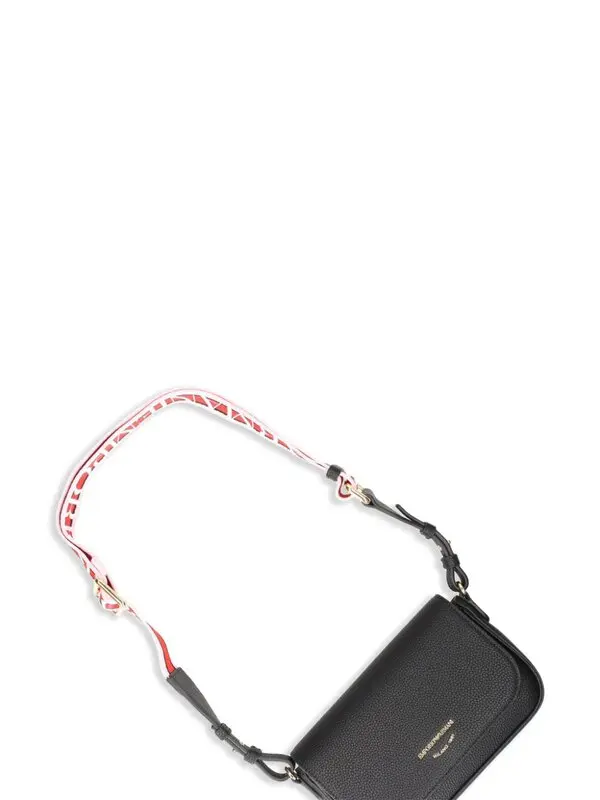 Emporio Armani Logo-print Crossbody Bag - Black