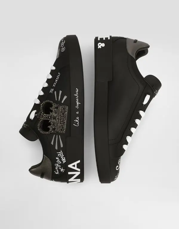 Dolce & Gabbana Portofino Calfskin Sneakers - Multicolor
