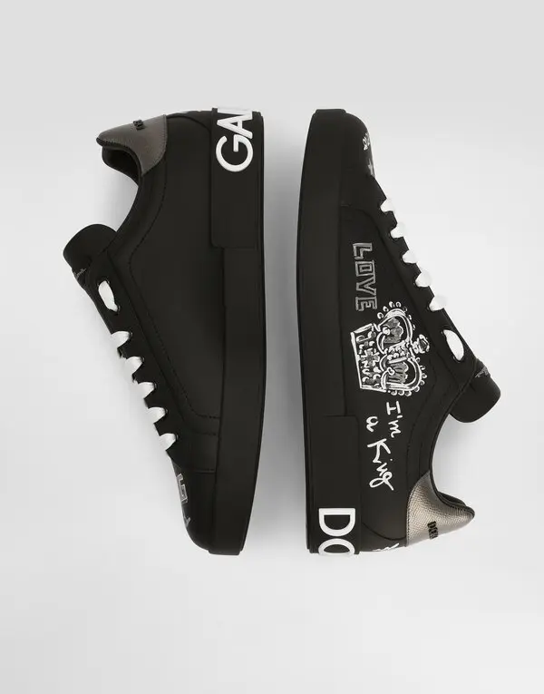 Dolce & Gabbana Portofino Calfskin Sneakers - Multicolor